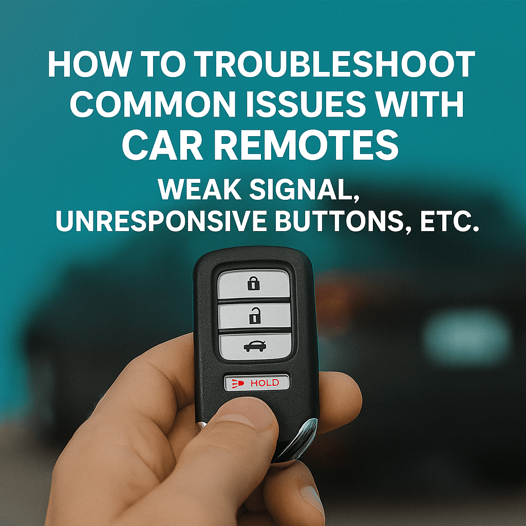 How to Troubleshoot Common Issues with Car Remotes Weak Signal Unrespo