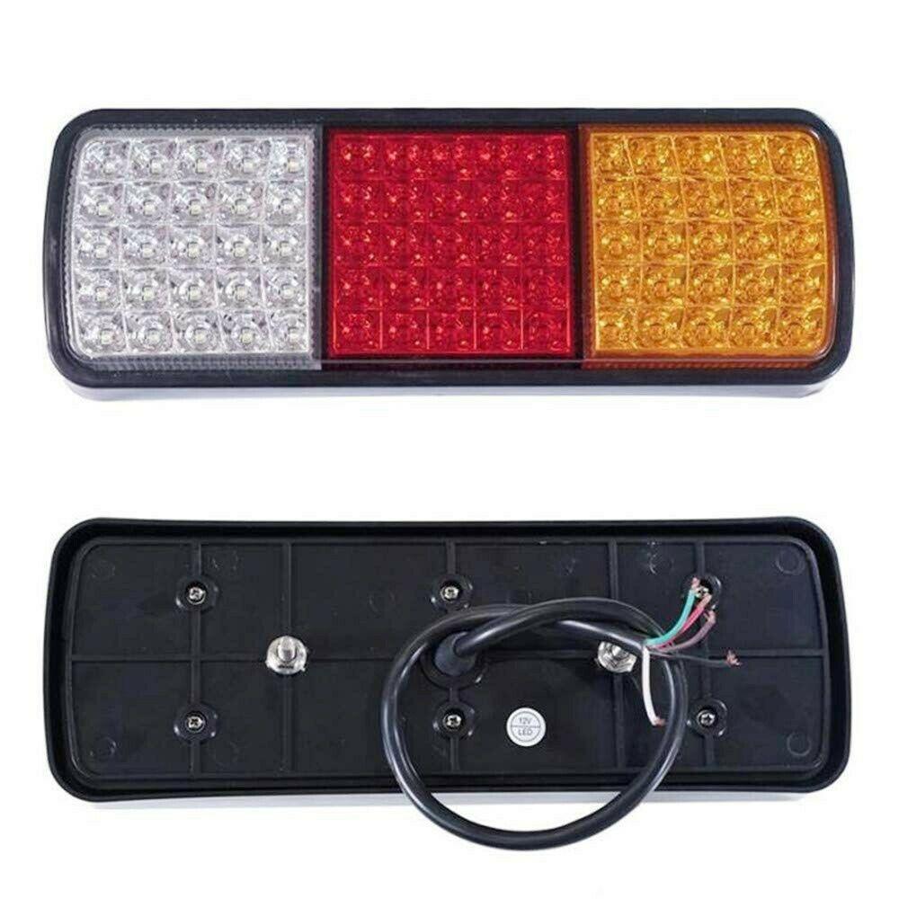 24V Tail Lights Stop Indicator Reverse 75 LED For Truck Trailer [2 Pac